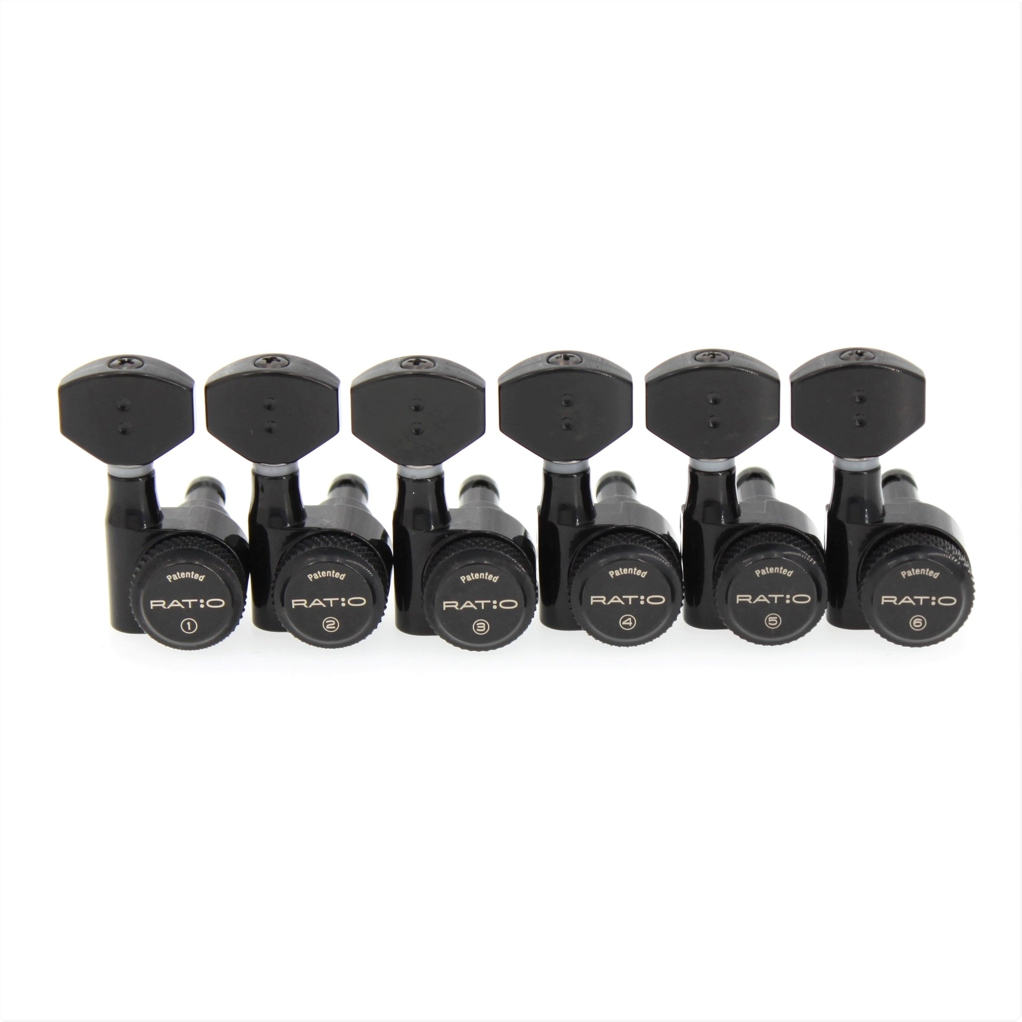 RATIO® 6 In Line Electric Machine Heads PRL-9721 | Graph Tech